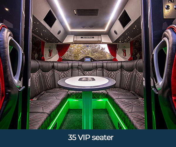 VIP Coaches | 24-38 Seater | UK wide | Luxury Coach hire